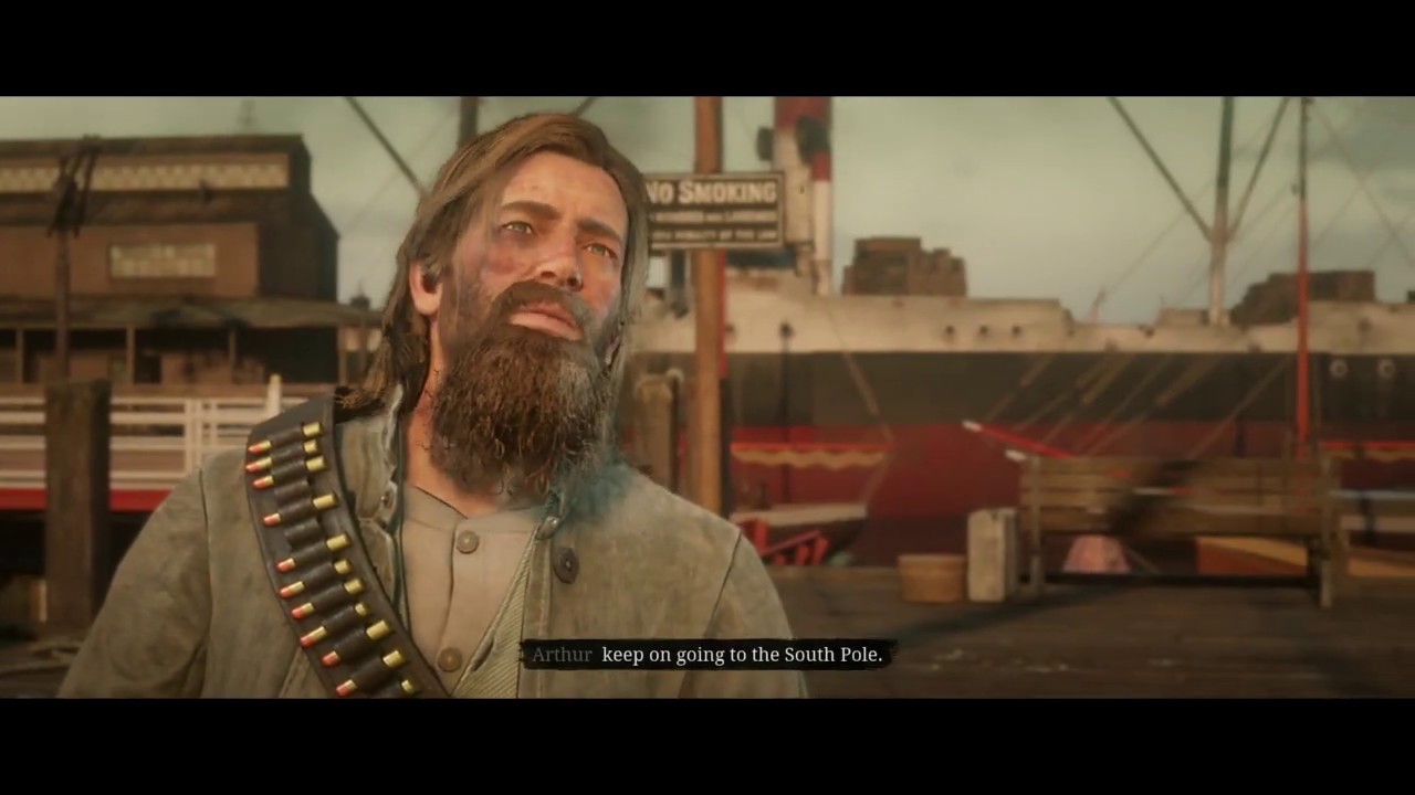 Red Dead Redemption 2: Video 130:Escoltando a Charles Chatenay al Barco ...