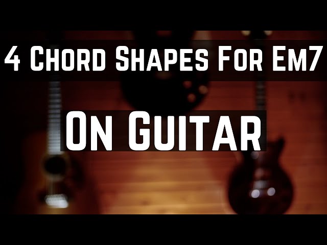 Em7 Chord Guitar Lesson Youtube