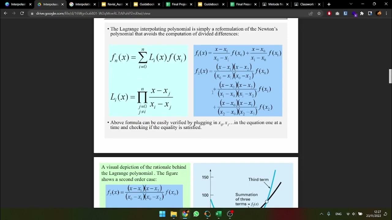 PMN10 - Interpolasi Polinomial - YouTube