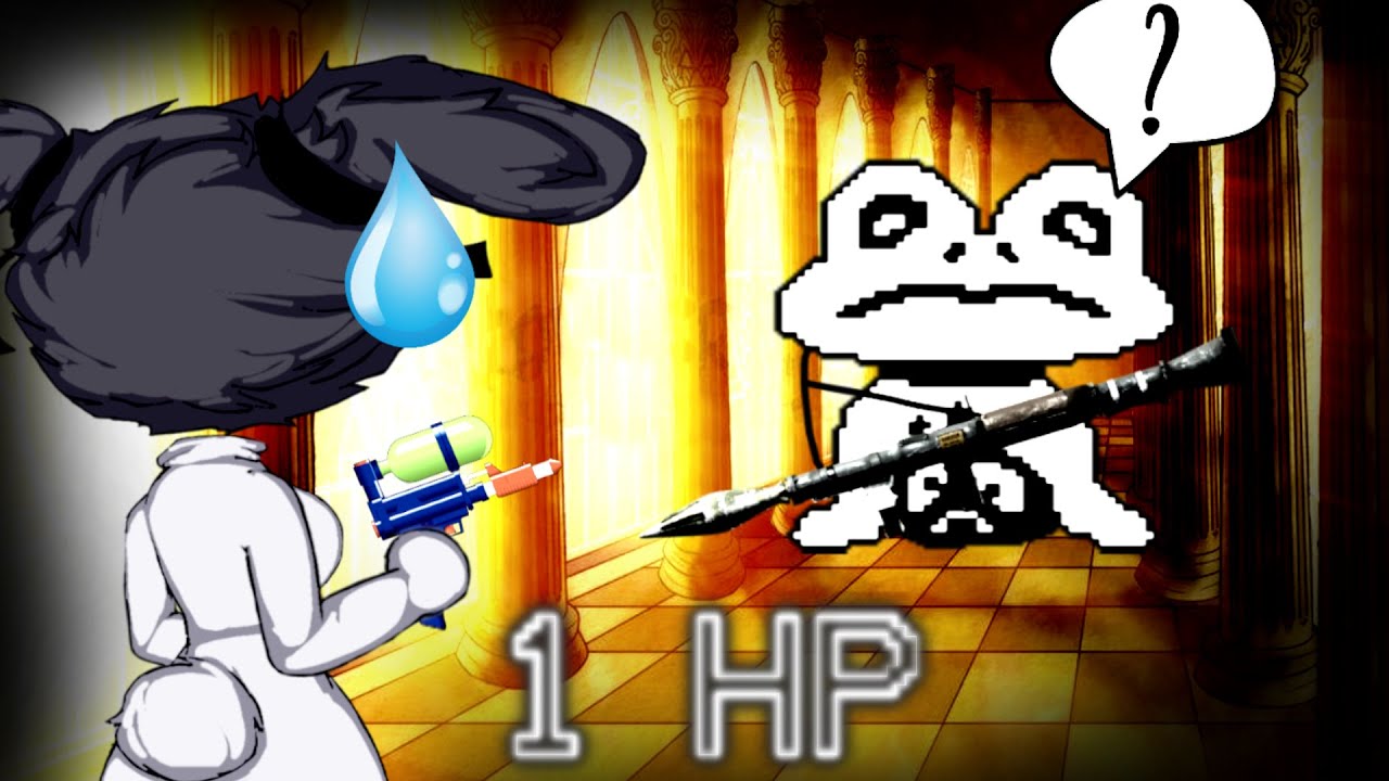 Can I Beat Undertale With 1 HP? (GENOCIDE EDITION) - YouTube