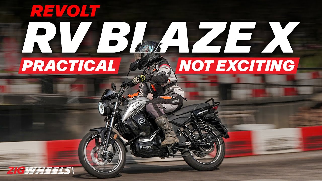 Revolt RV BlazeX Electric Motorcycle Review - Commuter Class ...