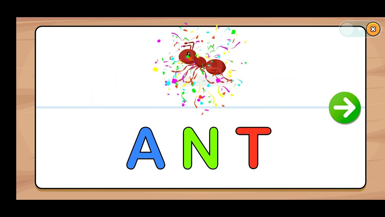 Ant spelling words ( ant ) - YouTube
