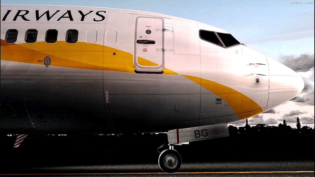 Boeing 737 performs drifting maneuver during takeoff - Jet Airways ...