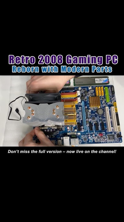 ASMR Installing CPU, Cooler & RAM | Core 2 Duo Retro PC Build (2008) - YouTube