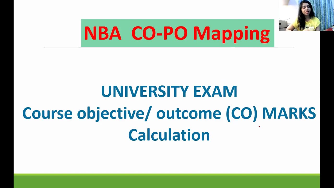 How to calculate CO attainment for University theory exam ? - YouTube