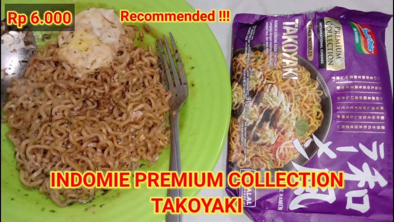 Indomie Premium Collection Takoyaki. Ramen Goreng Rasa Takoyaki. Japanese Ramen. Harganya Rp 6. ...