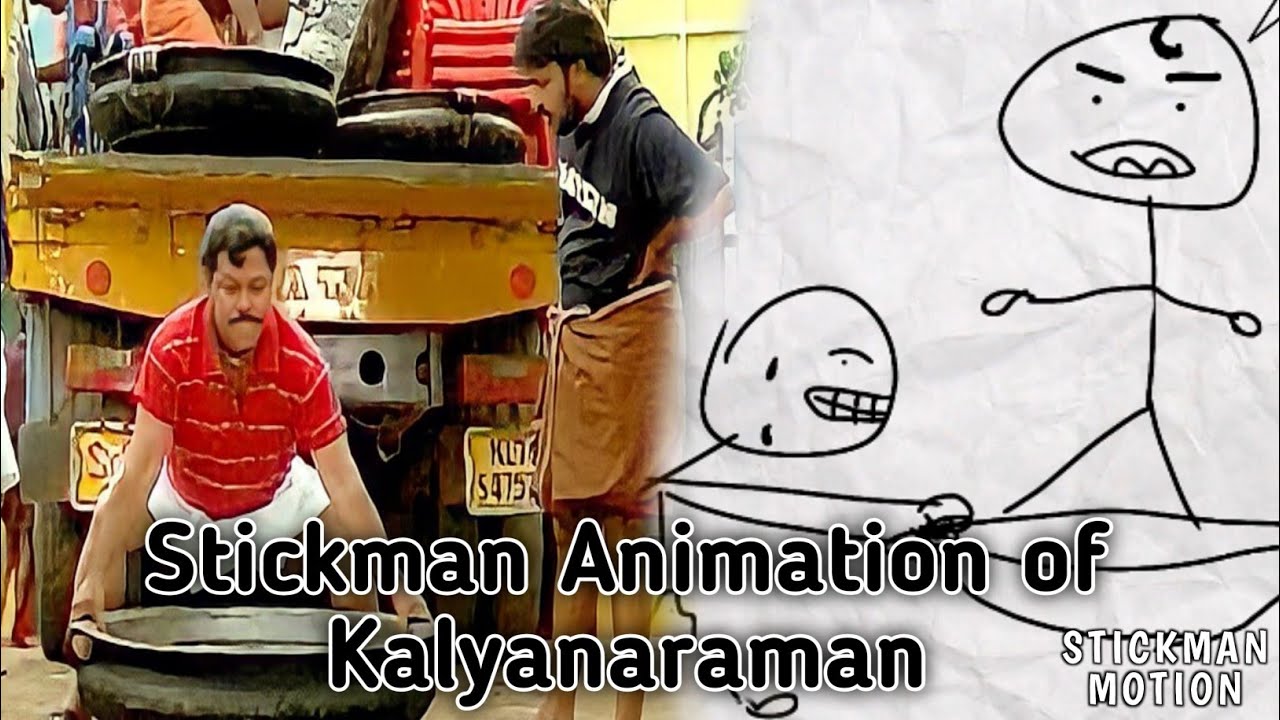 In movie kalyanaraman Stickman animation of Innocent comedy - YouTube
