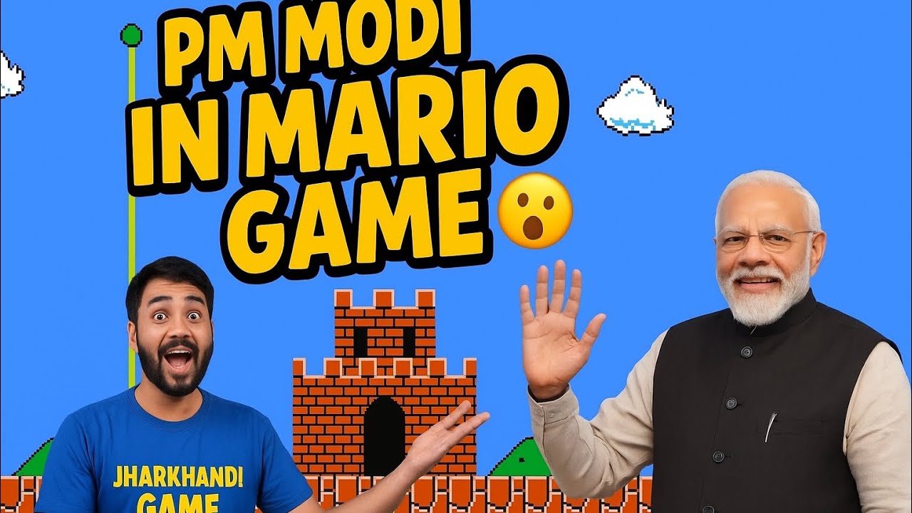 PM MODI IN MARIO Game 😱 | Funny Parody Game😹 | Made in India 🇮🇳 | - YouTube