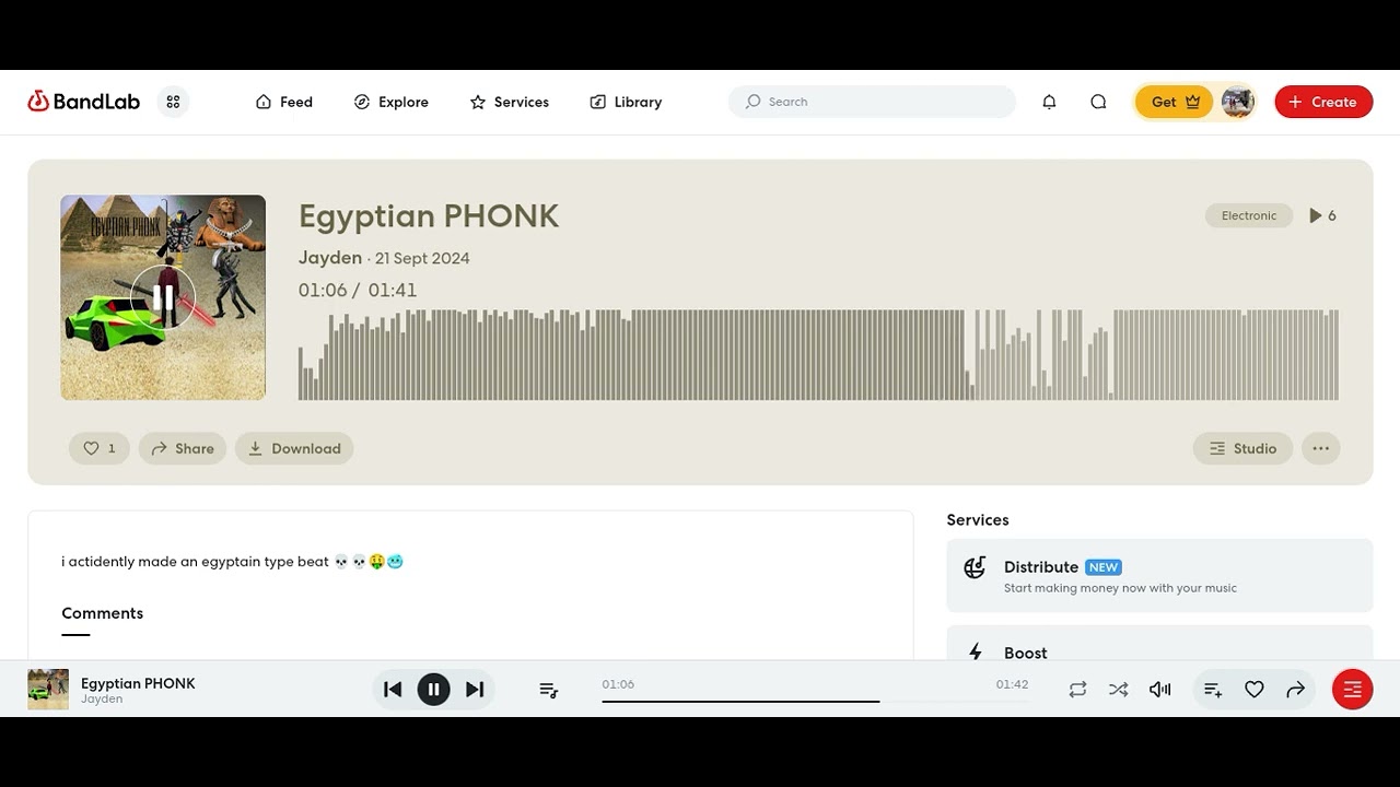 one of my own songs but no lyrics just the beat - YouTube