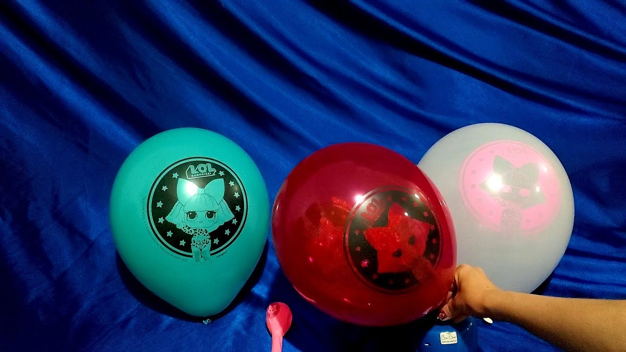 LOL SURPRISE DOLL BALLOONS POP!!! - YouTube