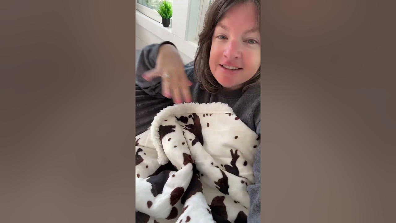 Cuw print pattern on the heated blanket for this electric blanket makes ...