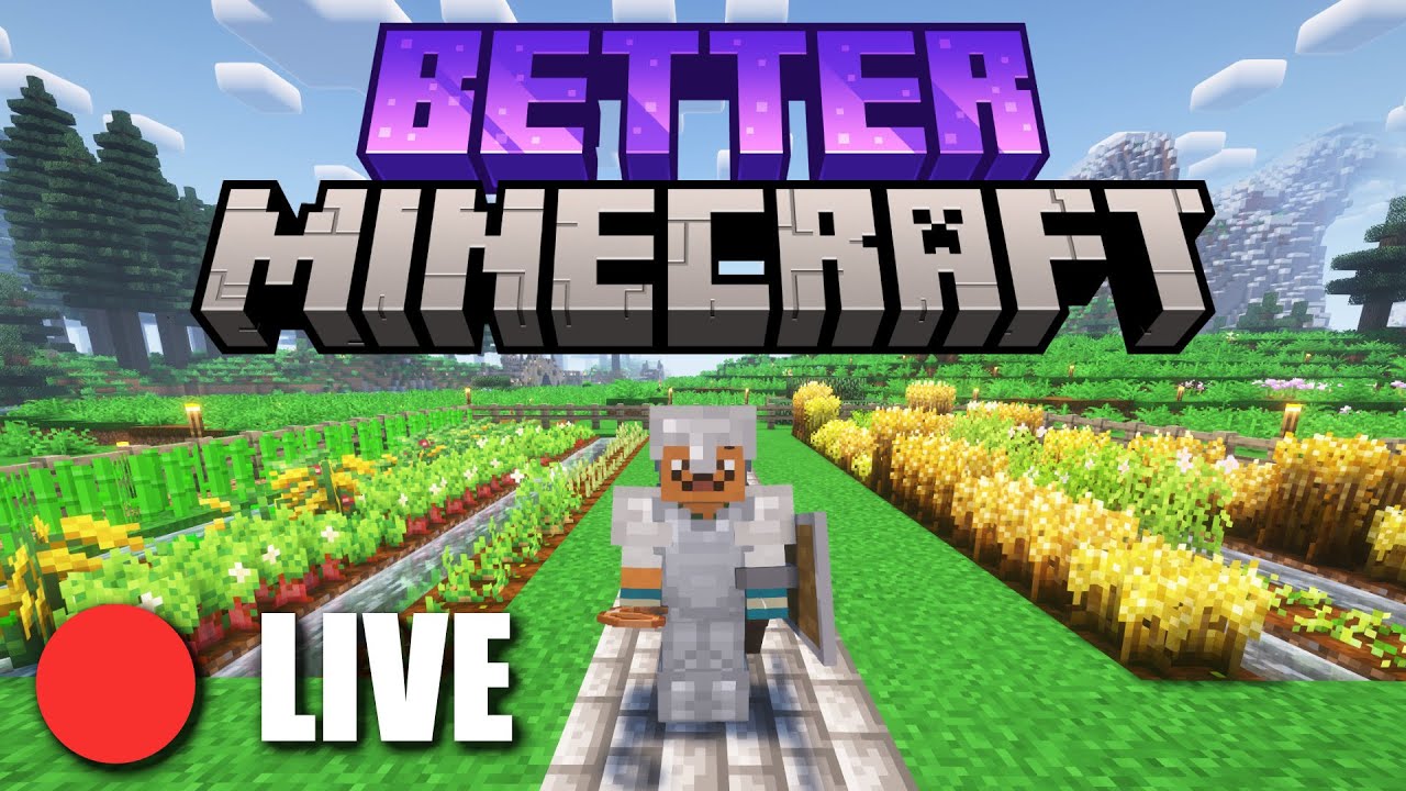 Better Minecraft Mod Livestream | New Minecraft Player - YouTube