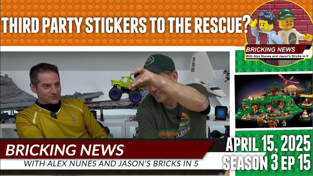 Bricking News | Third Party Stickers to the Rescue! - YouTube Music
