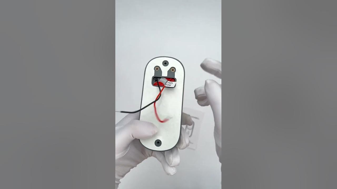 Умный дверной глазок с камерой датчиком движения - YouTube