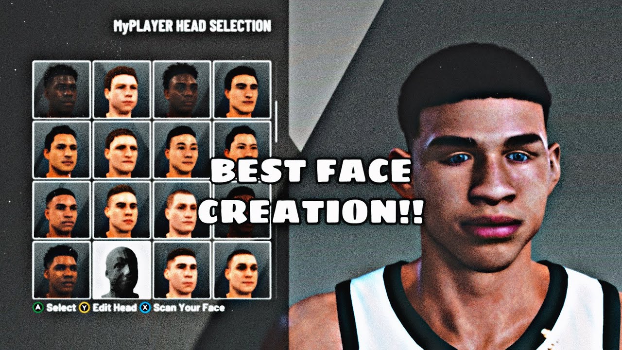 *NEW*BEST DRIPPY FACE CREATION TUTORIAL NBA2K20!LAST FACE CREATION ...