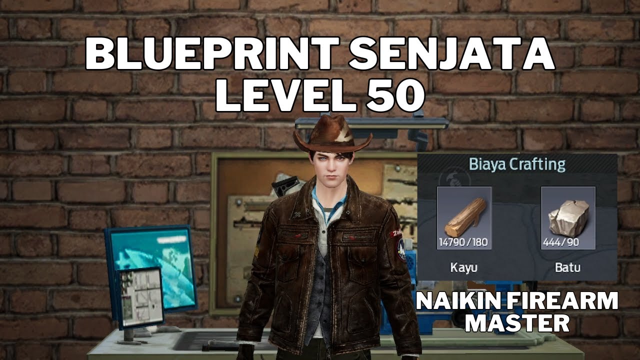 Undawn Gratis Blueprint Senjata level 50 Firearm Master Craft ini aja ...