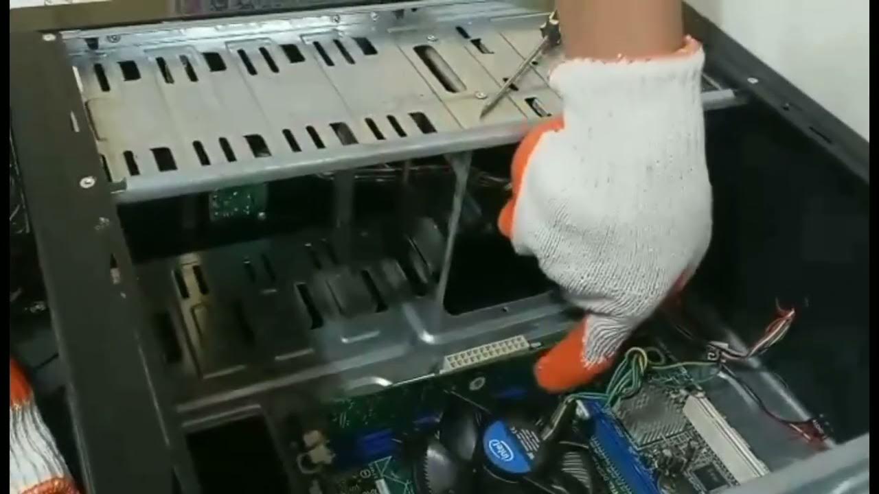 Steps in disassembling and assembling parts of a computer system - YouTube