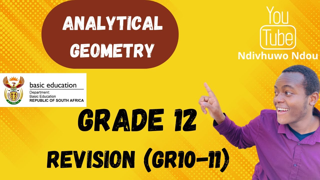 Analytical Geometry | Grade 12 | Revision - YouTube