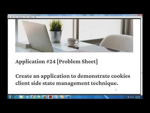 ASP.NET Lecture 23 (1) - Cookies | Client Side State Management Technique | Theory | Example ...