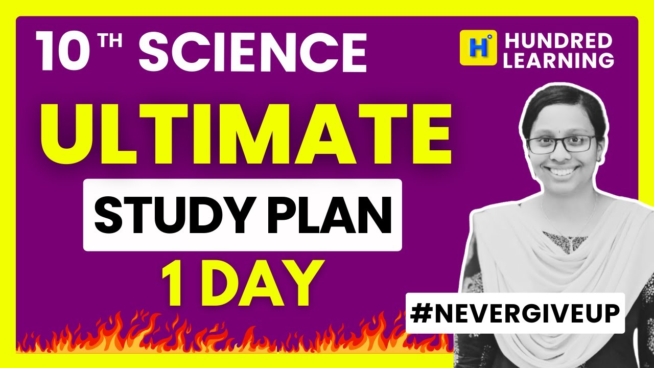 10th Science Ultimate Study Plan | 1 Day = 60+/70 | #studyplan # ...