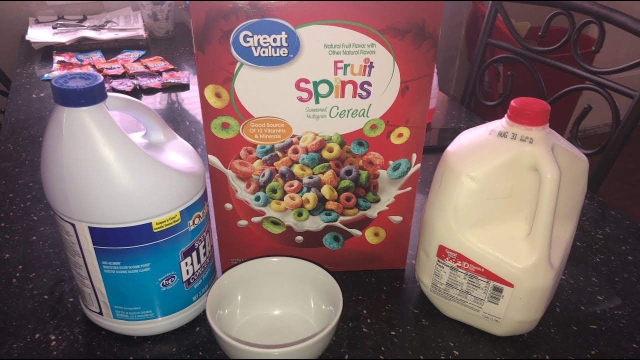 FEEDING MY HUSBAND A BOWL OF CEREAL WITH TEA SPOON OF BLEACH - YouTube