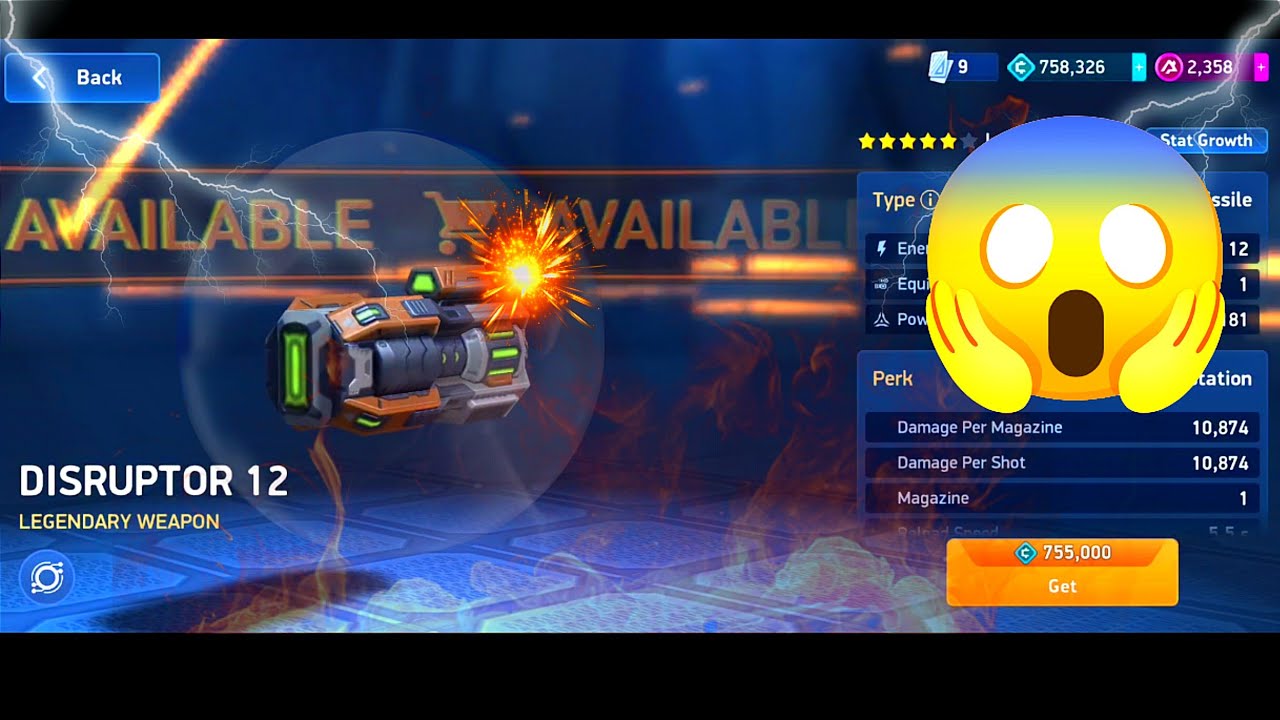 Unlock Disruptor 12 Try And Gameplay In Next Video😱😱 😍 - YouTube