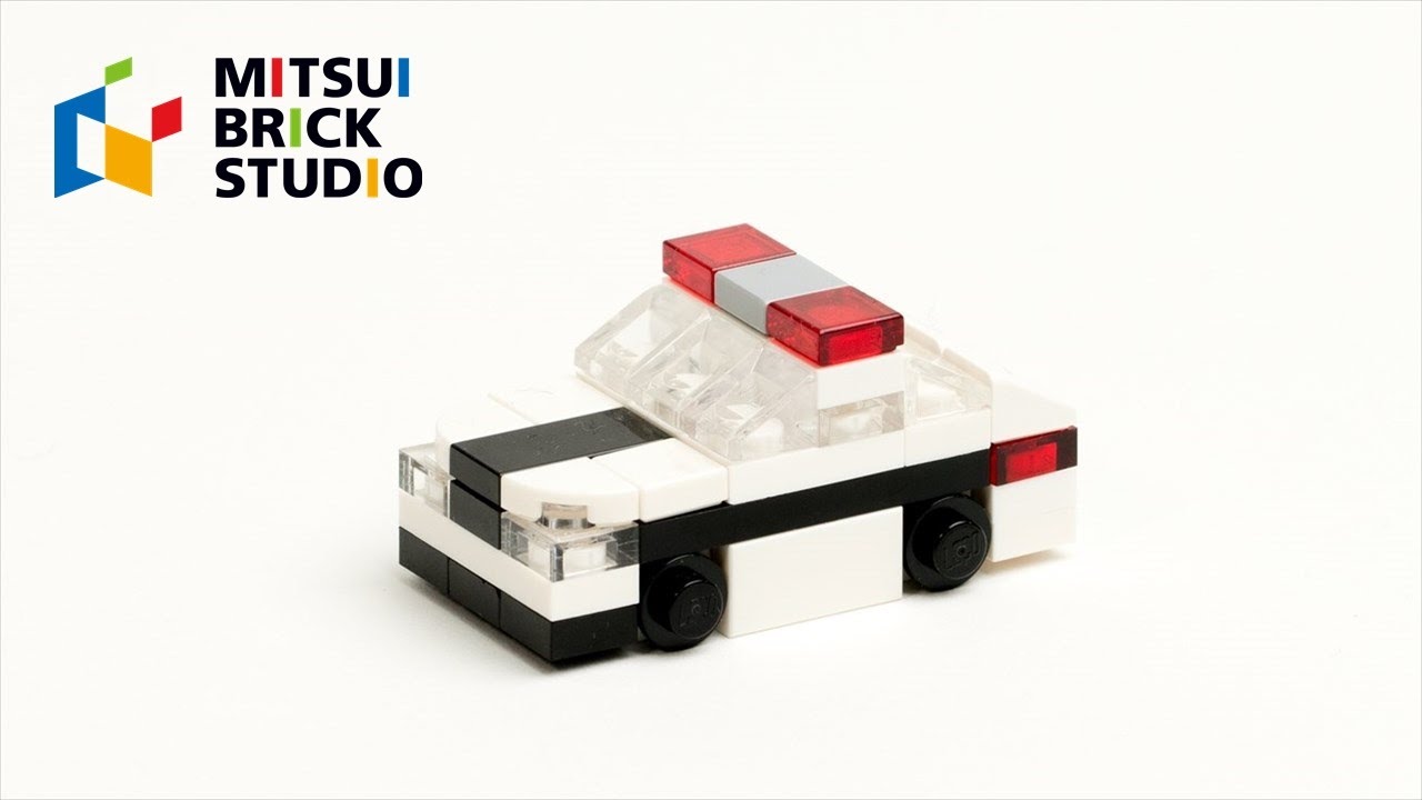 How to Build a Police Car with LEGO Bricks - YouTube