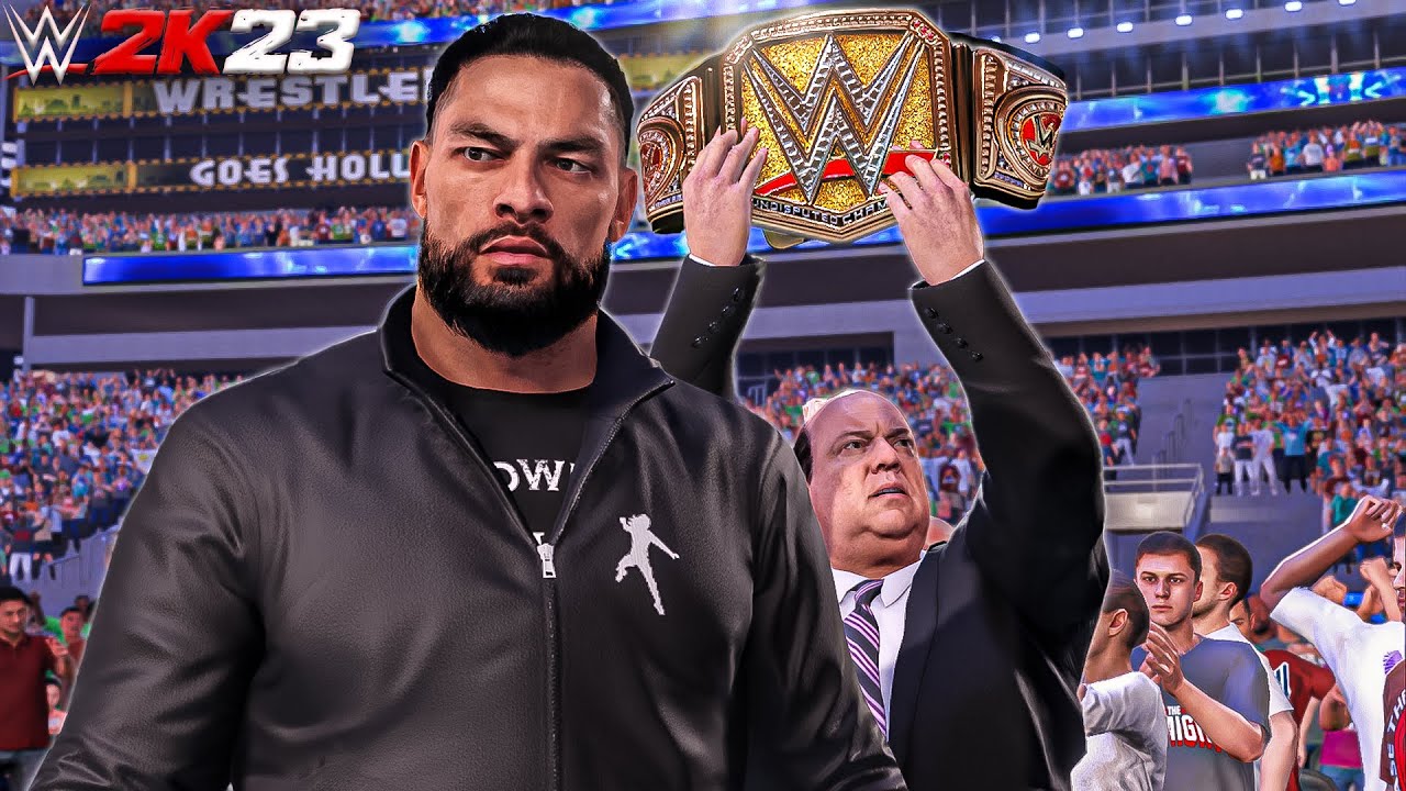 WWE 2K23: Roman Reigns Promo Attire / Undisputed championship Mod /New ...