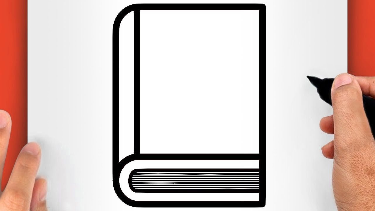HOW TO DRAW A BOOK (EASY) - Cute Book Drawing (EASY) - YouTube