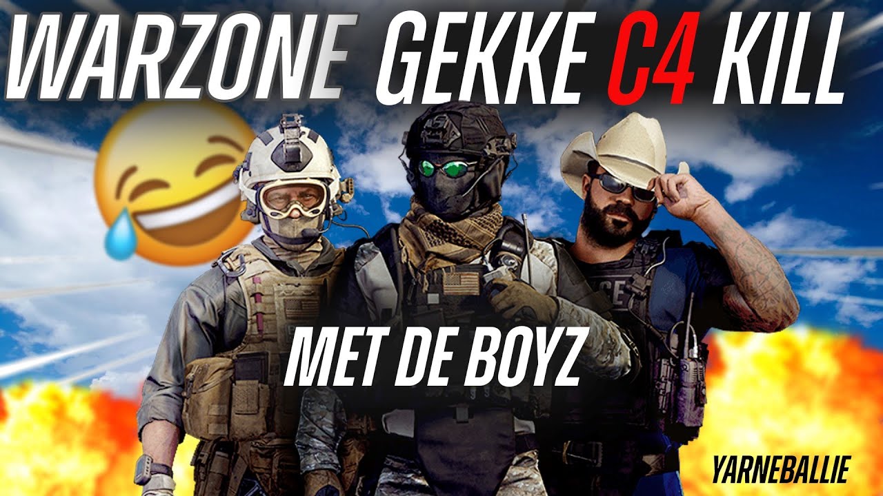 Gekke C4 KILL !!! Warzone met de boys #2 - YouTube