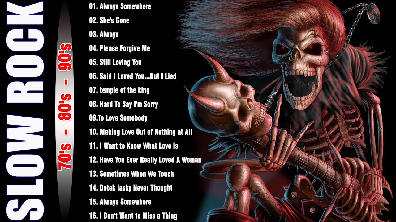 Slow Rock Remix,, Scorpions, Bon Jovi, The Eagles, Aerosmith, U2, Led ...