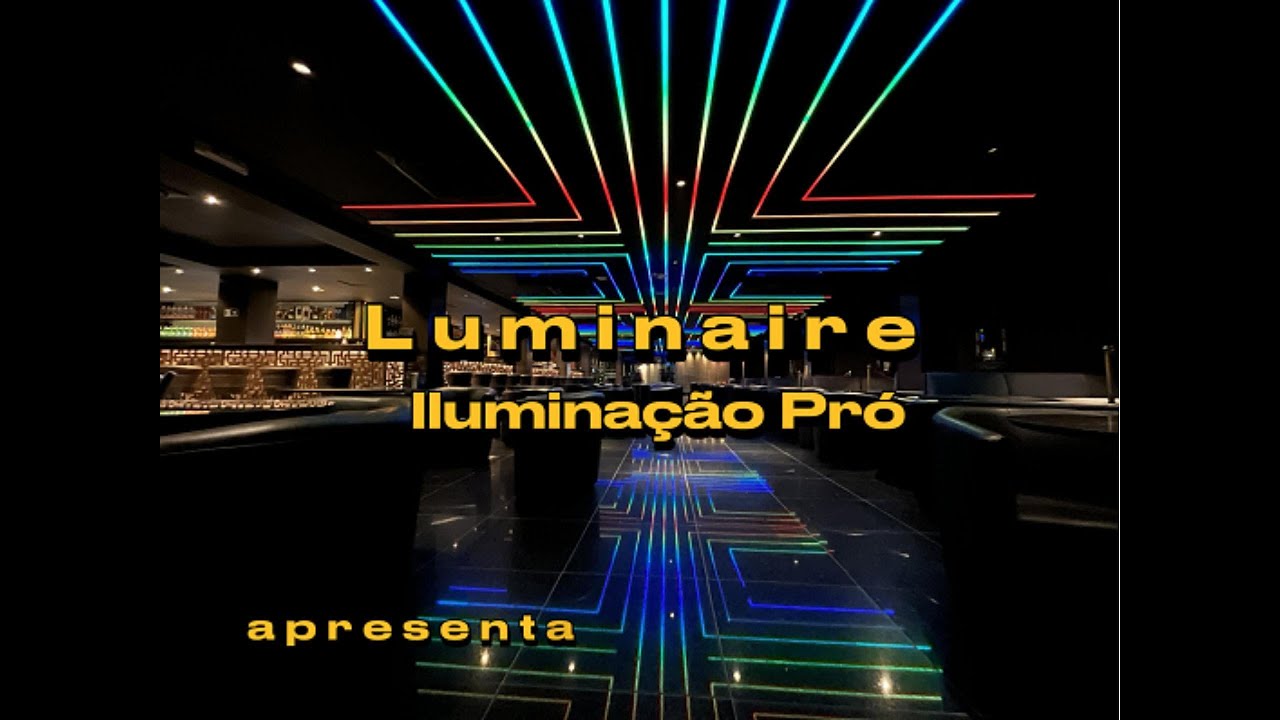 Boate em SP - light design customizado - projeto Luminaire - YouTube