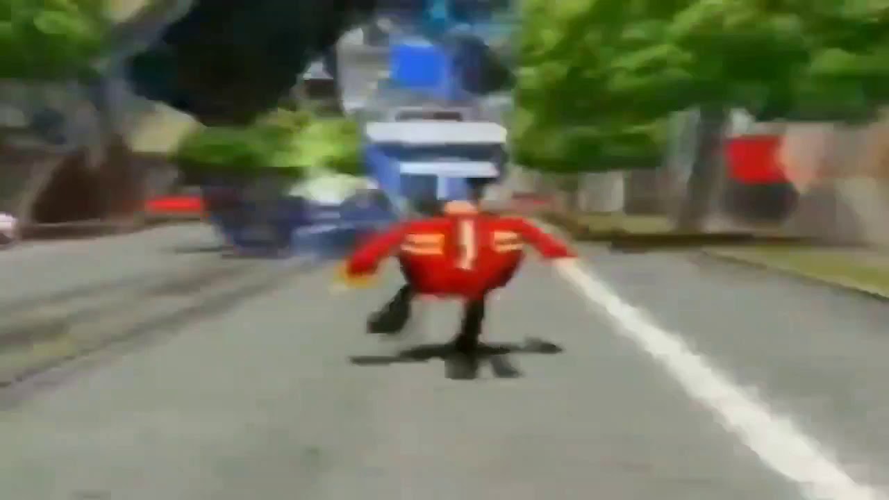 dr eggman running down the streeet - YouTube