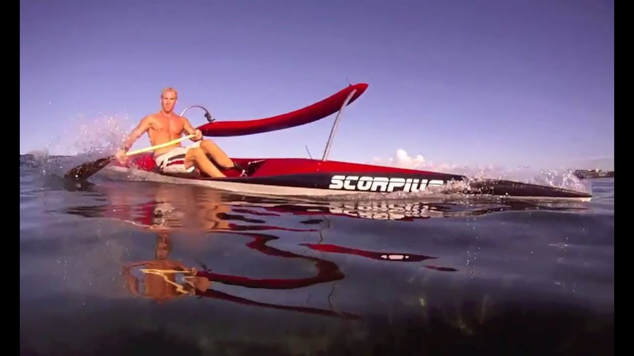 OC-1 Outrigger Canoes Surfing Waves - (vol. - 1) 2014 - YouTube