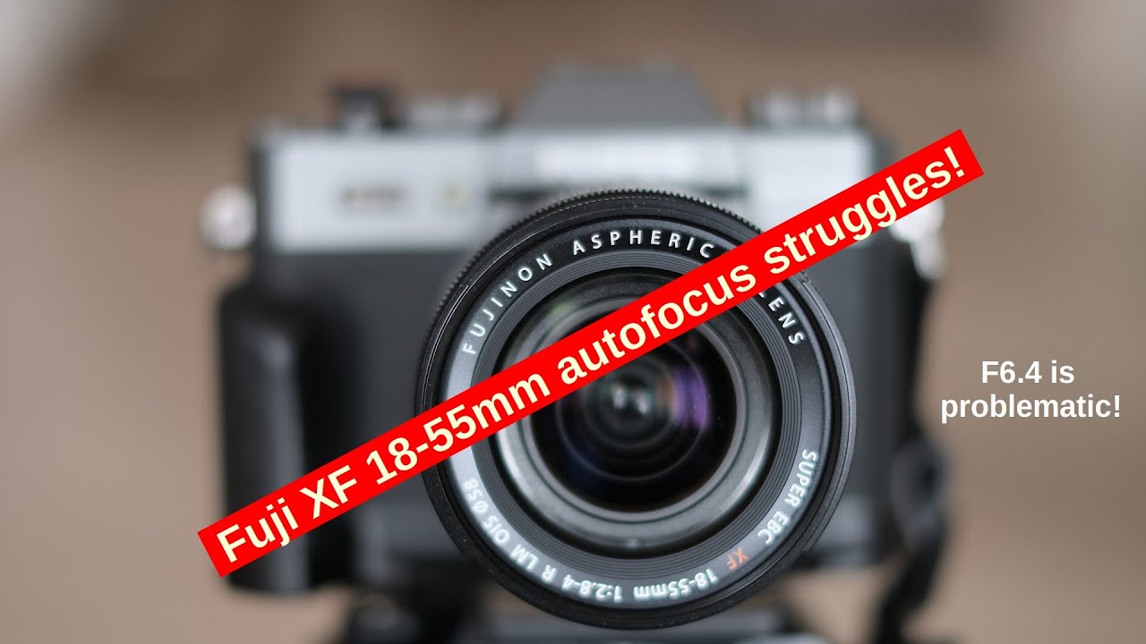 Fuji XF 18-55 kit lens STRUGGLES TO FOCUS at some settings! --- Check ...