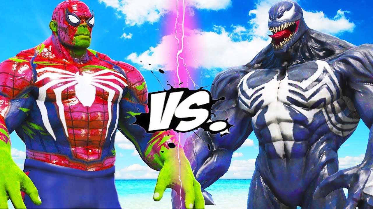 HULK-SPIDERMAN VS VENOM - MASHUP BATTLE - YouTube