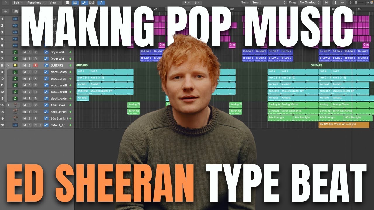 Making Pop Music - Ed Sheeran Type Beat - YouTube