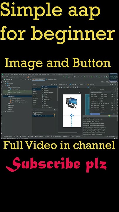How to Make a Android App for Beginners | Simple Android aap | Make ...