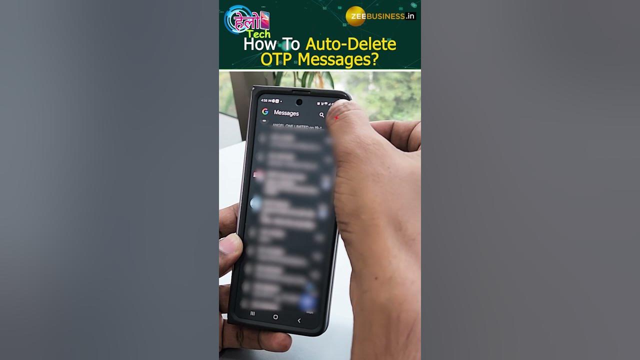 How to Automatically Delete OTP Messages on Your Phone (Easy Steps) #shorts #utility - YouTube