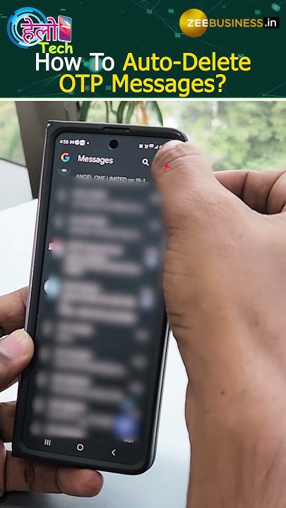 How to Automatically Delete OTP Messages on Your Phone (Easy Steps) #shorts #utility - YouTube