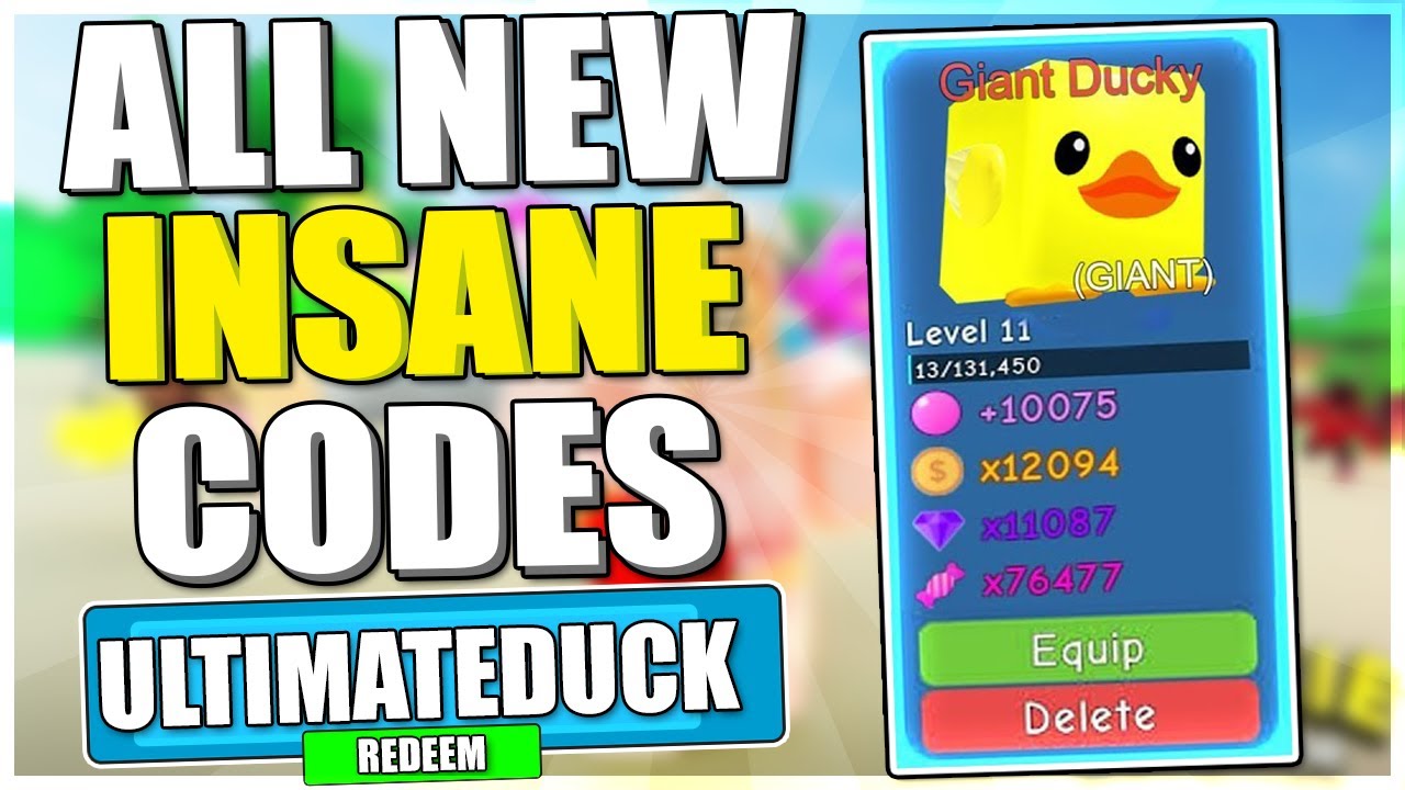ALL *NEW* OP CODES 🦆UPDATE 26!🦆 Roblox Duckie Simulator - YouTube