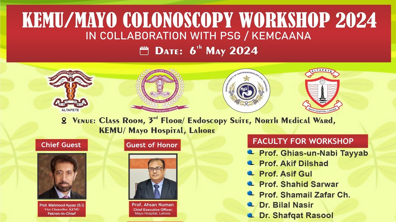 MAYO/KEMU COLONOSCOPY WORKSHOP 2024 CASES BY DR GHIAS UL HASSAN AND DR ...