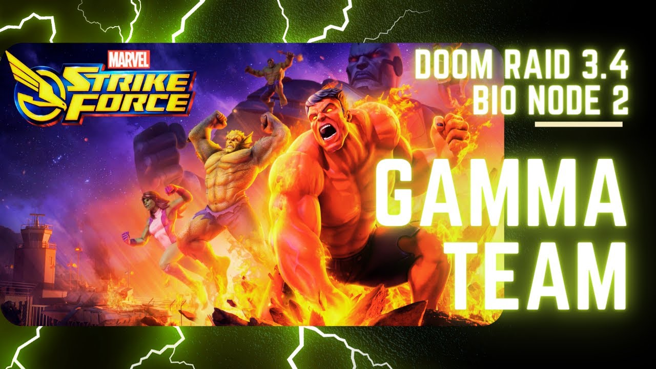 GAMMA TEAM in Doom Raid 3.4 Bio Node 2 Need to See For Myself Marvel ...
