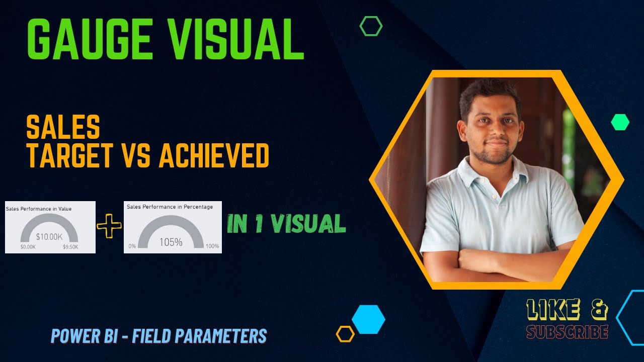 Gauge Visual in PowerBi Tutorial - Using Field Parameters - YouTube