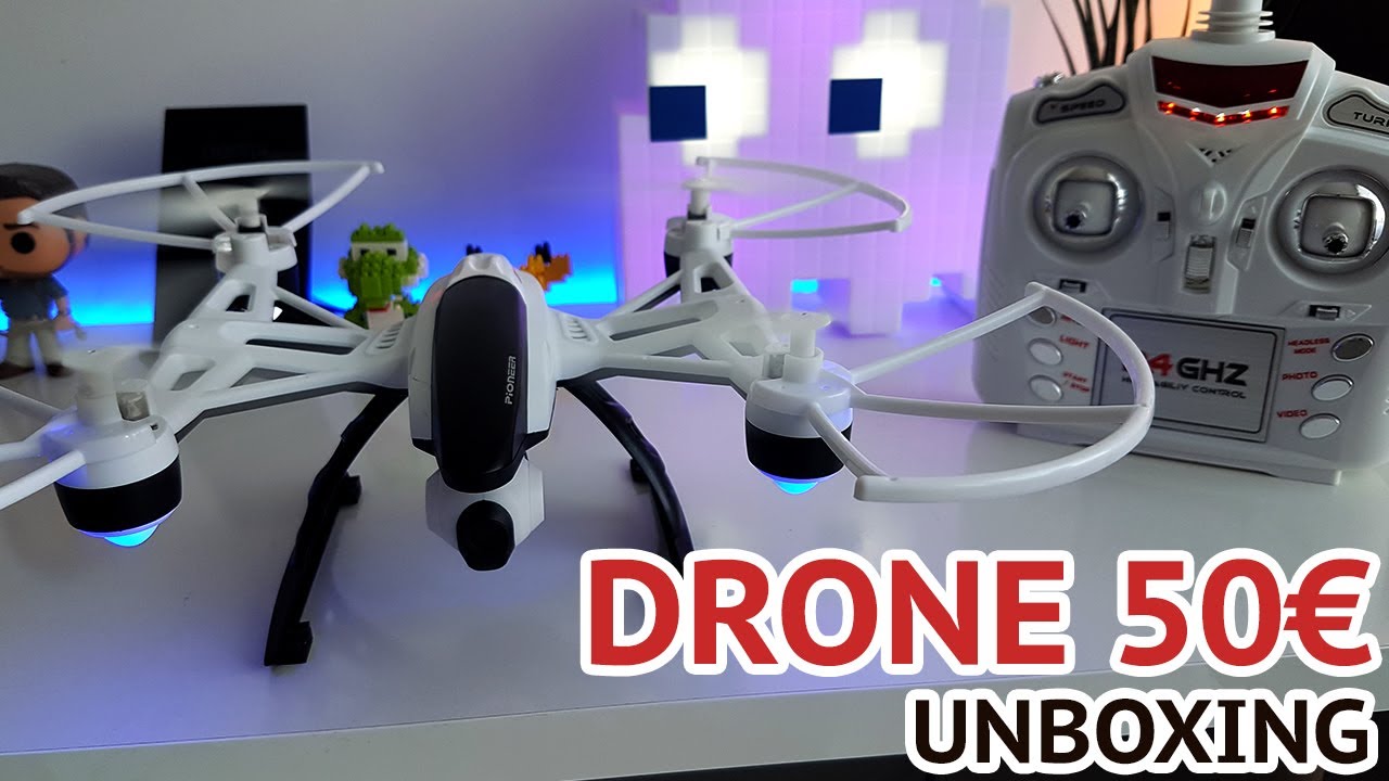 UNBOXING D'UN DRONE à 50€ !!! - YouTube
