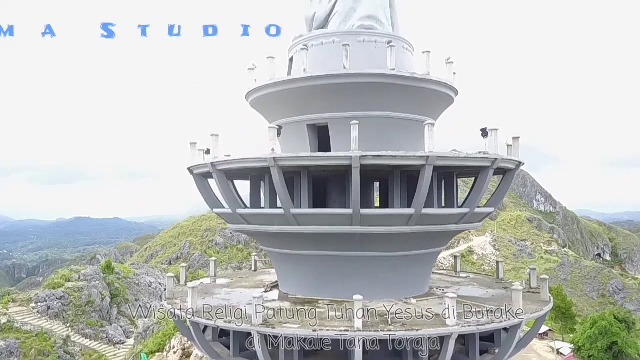 Wisata Religi Patung Tuhan Yesus di Burake - YouTube