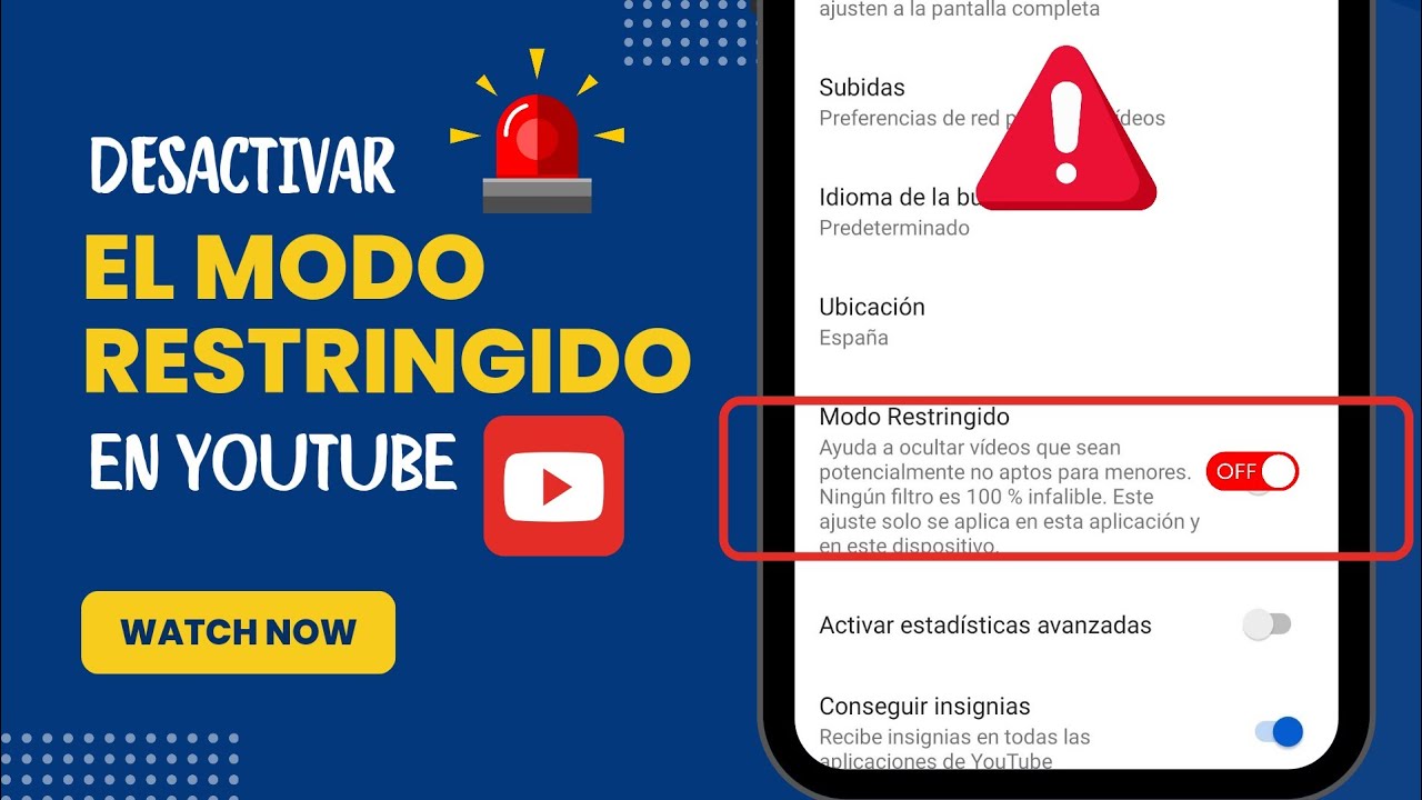 Desactivar el Modo Restringido en YouTube | Guía Paso a Paso Fácil 2024 ...