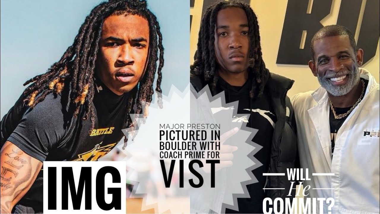 Major Preston PICTURED In Boulder With Coach Prime After Practice For ...