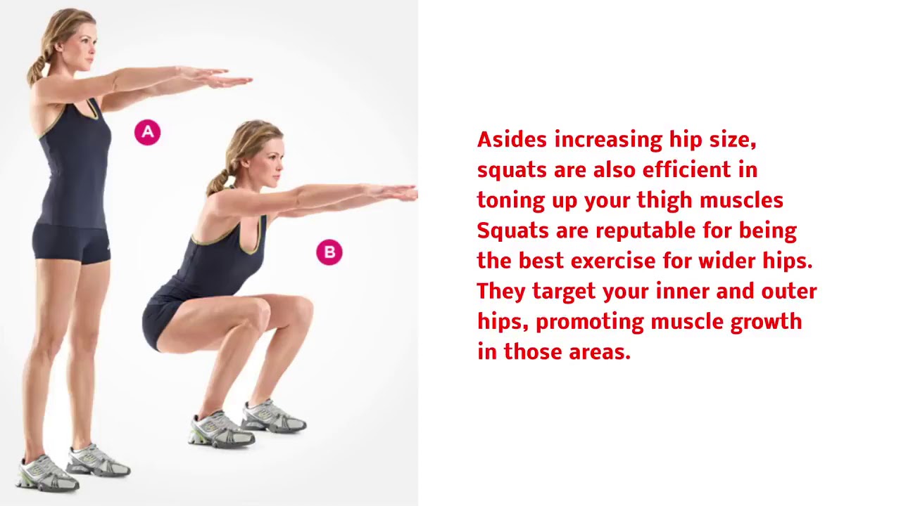 How to get bigger hips Workout for wider hips! Widen Your Hip - YouTube