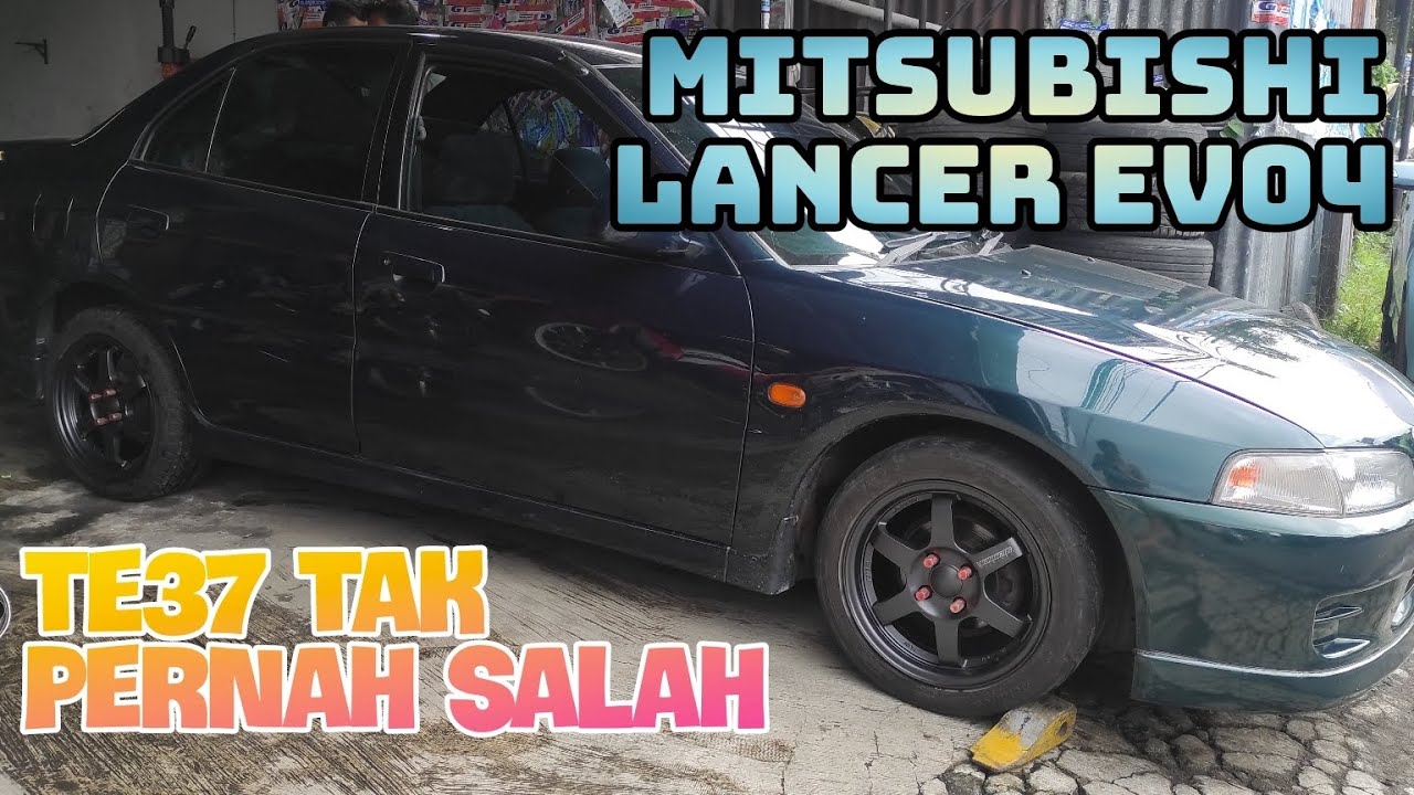 modifikasi mitsubishi lancer ck4 | velg te37 - YouTube